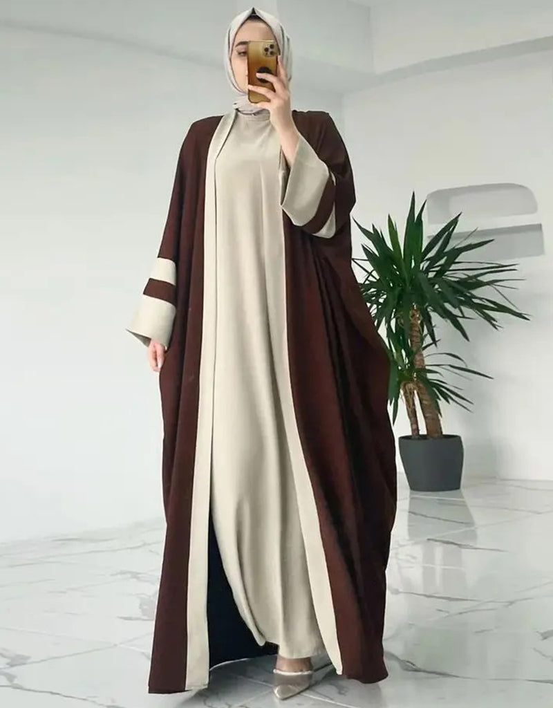 Ramadan Chic: Muslim Kimono Abaya Set from Turkey – Arabic attire