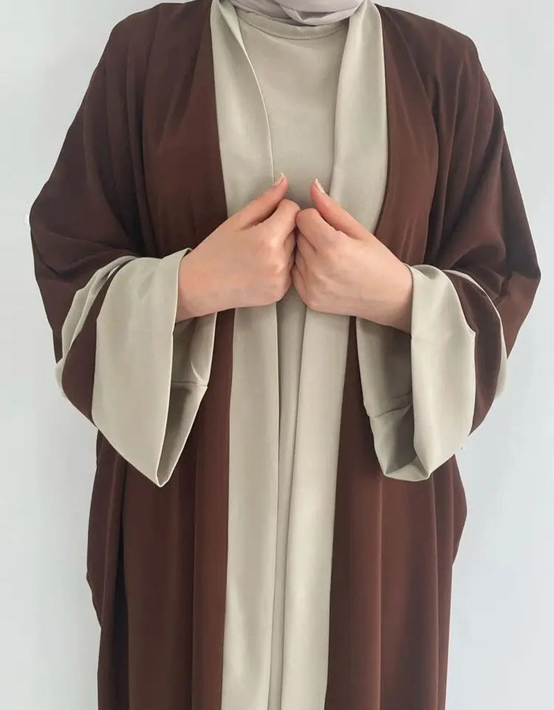Ramadan Chic: Muslim Kimono Abaya Set from Turkey – Arabic attire