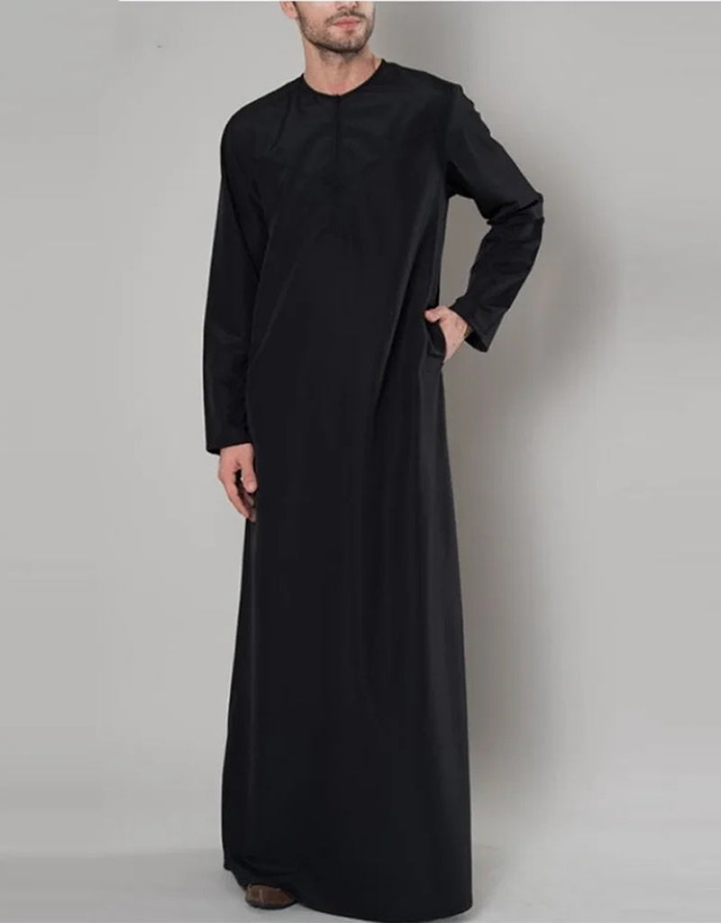 Graceful Ramadan Elegance: Embrace Tradition with Embroidered Long Rob ...