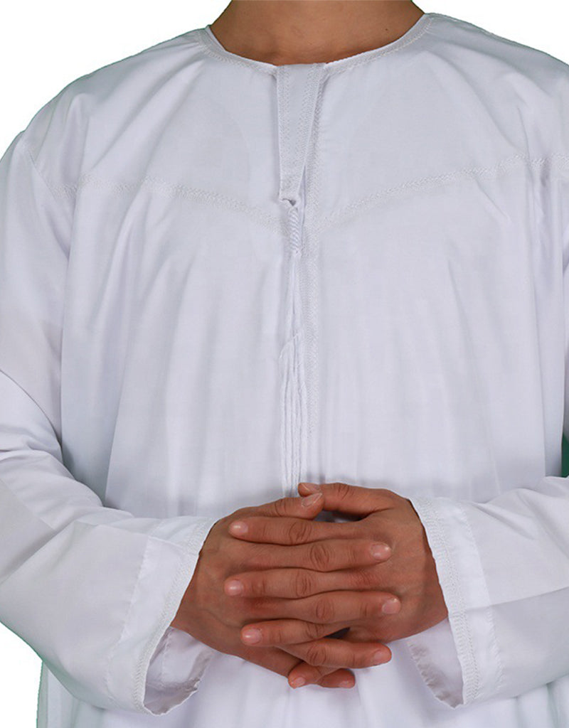 Men's Islamic Long-Sleeved Thobe – Arabic attire