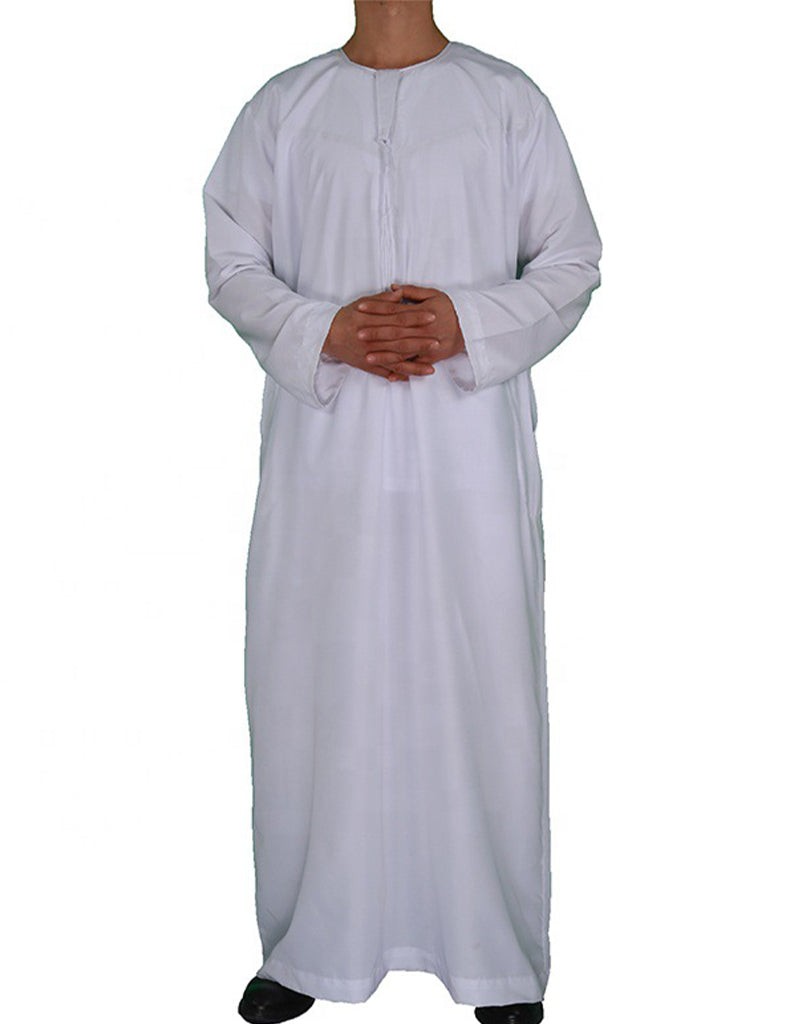 Men's Islamic Long-Sleeved Thobe – Arabic attire