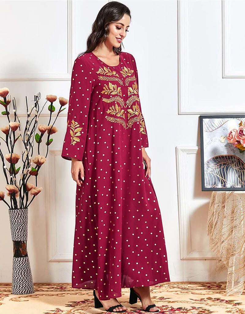 The Abaya That Dares to Dream in Dots: A Casual Dance of Ethnic Thread ...