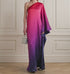 Medium Red Violet Heavy Designer Digital Printed Maxi Style Dress ...