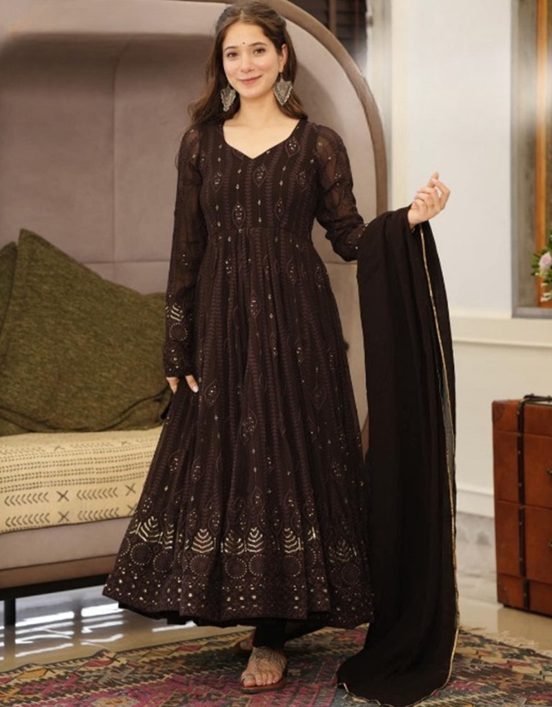 Traditional Function Wear Readymade Suit Collection In Black Fox ...
