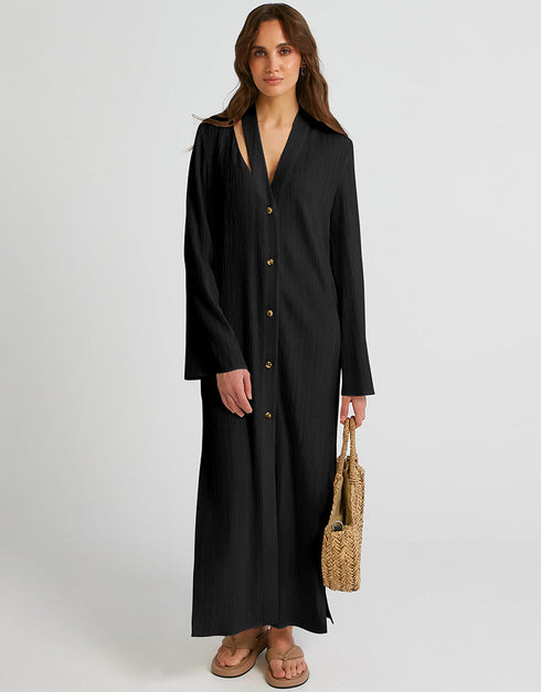 Black Heavy Designer Heavy Fency Maxi Dress Black Digital Printed Work ...