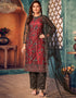 Brown Net Pant Suit Brown Embroidery Work DF-2400-2414 – Arabic attire
