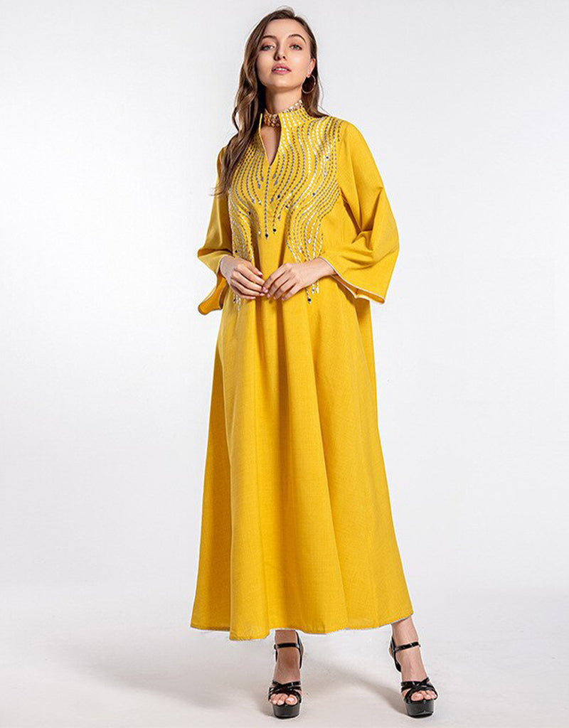 Beautiful Long Arabic Dress for Women Evening Party Wear Dresses ...