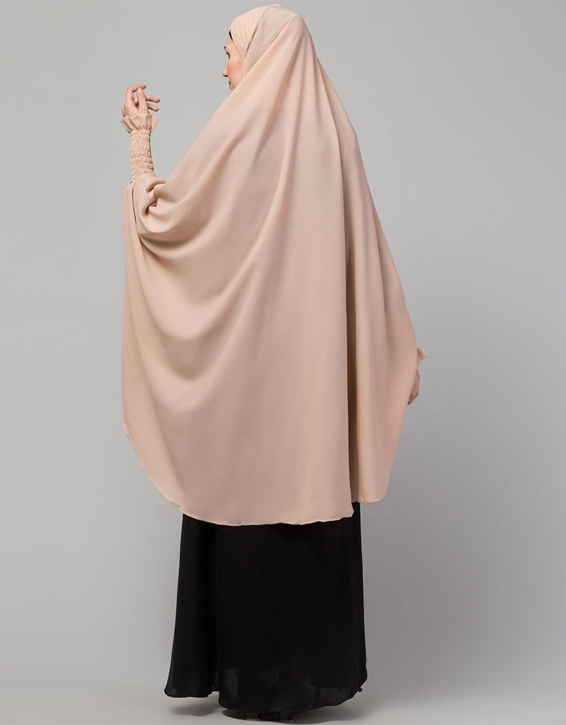 Skin Matt Nida Head Covers Hijab Beige – Arabic attire