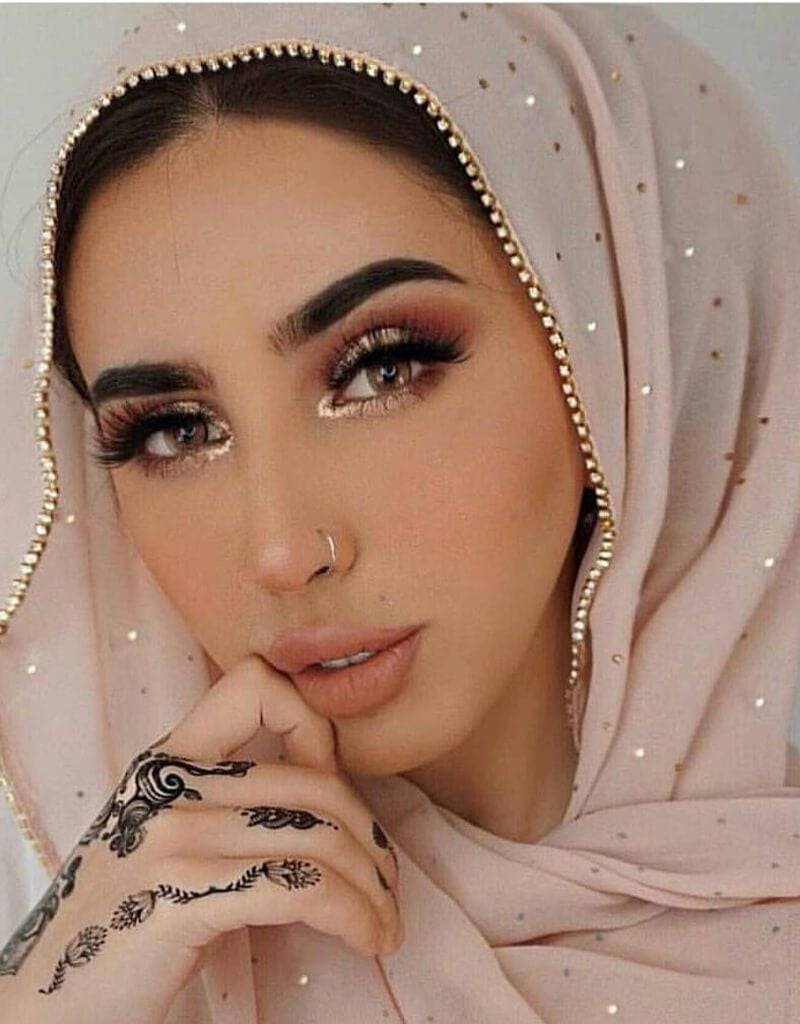 Diamond chiffon Women Long Hijab Scarf – Arabic attire