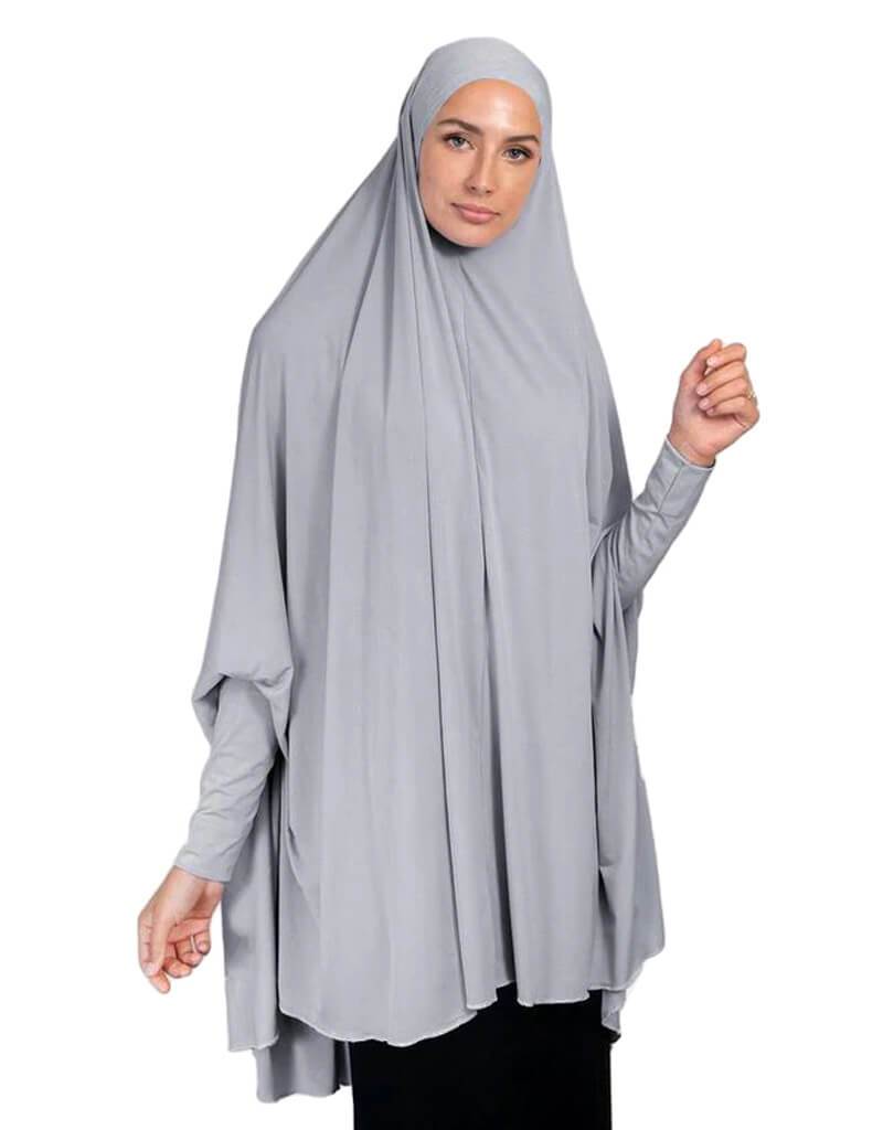 Islamic Khimar with Sleeve for Namaz – Arabic attire