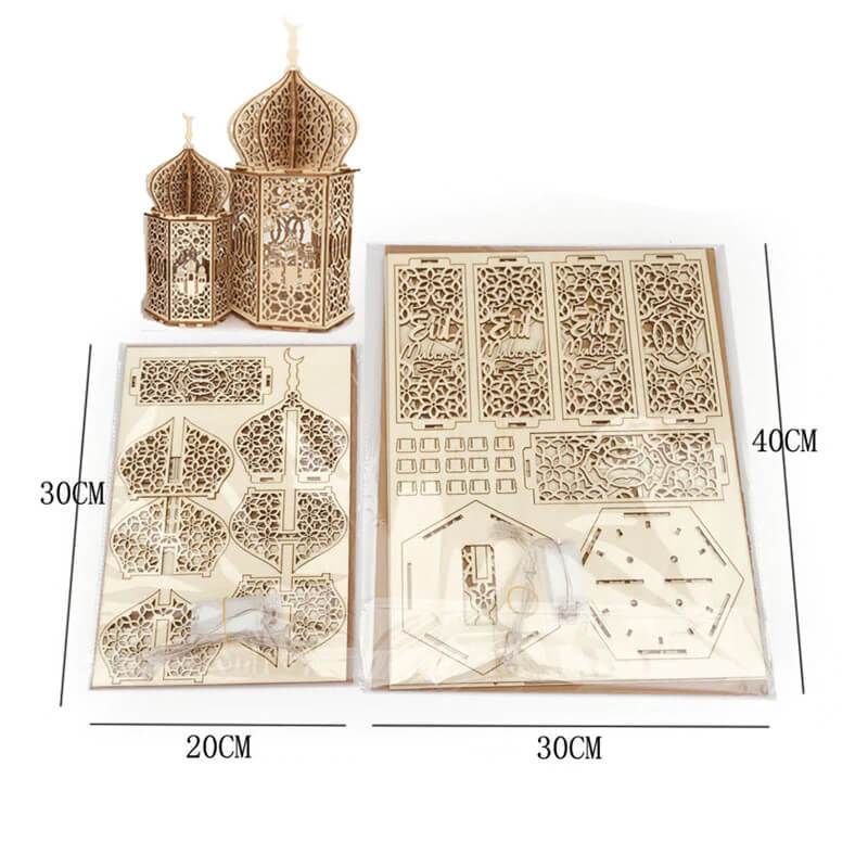 LED Wood Lights Decorations for Home – Arabic attire