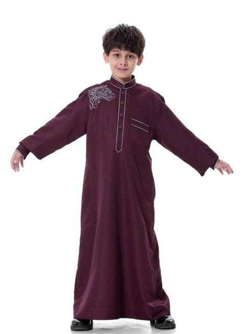 Embroidered Kids Thobes for Kids – Arabic attire