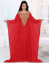 Muslim Embroidered farasha party dress Farasha Style, Georgette Fabric ...